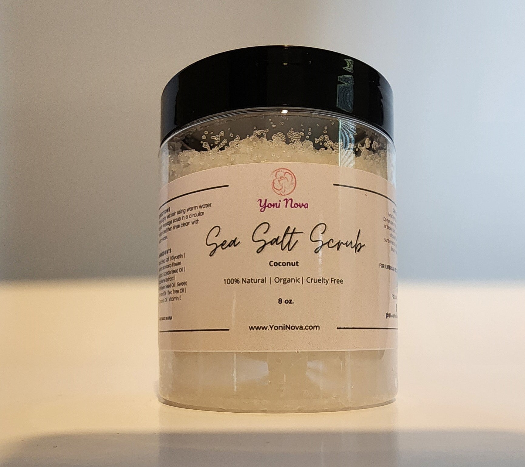 Coconut Dead Sea Salt Scrub – Yoni Nova