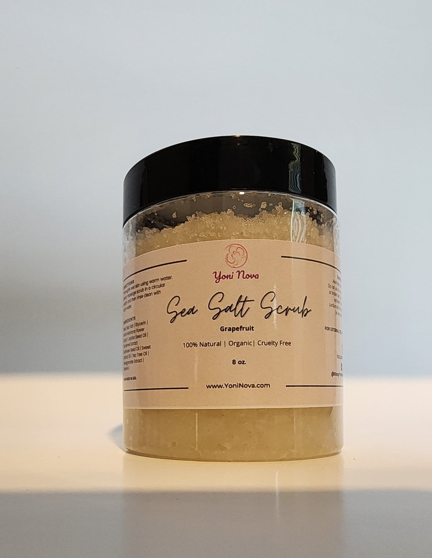 Grapefruit Dead Sea Salt Scrub – Yoni Nova