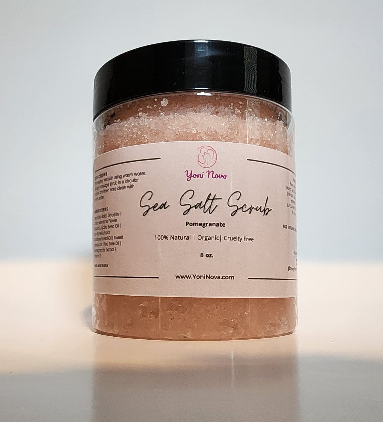 Pomegranate Dead Sea Salt Scrub – Yoni Nova