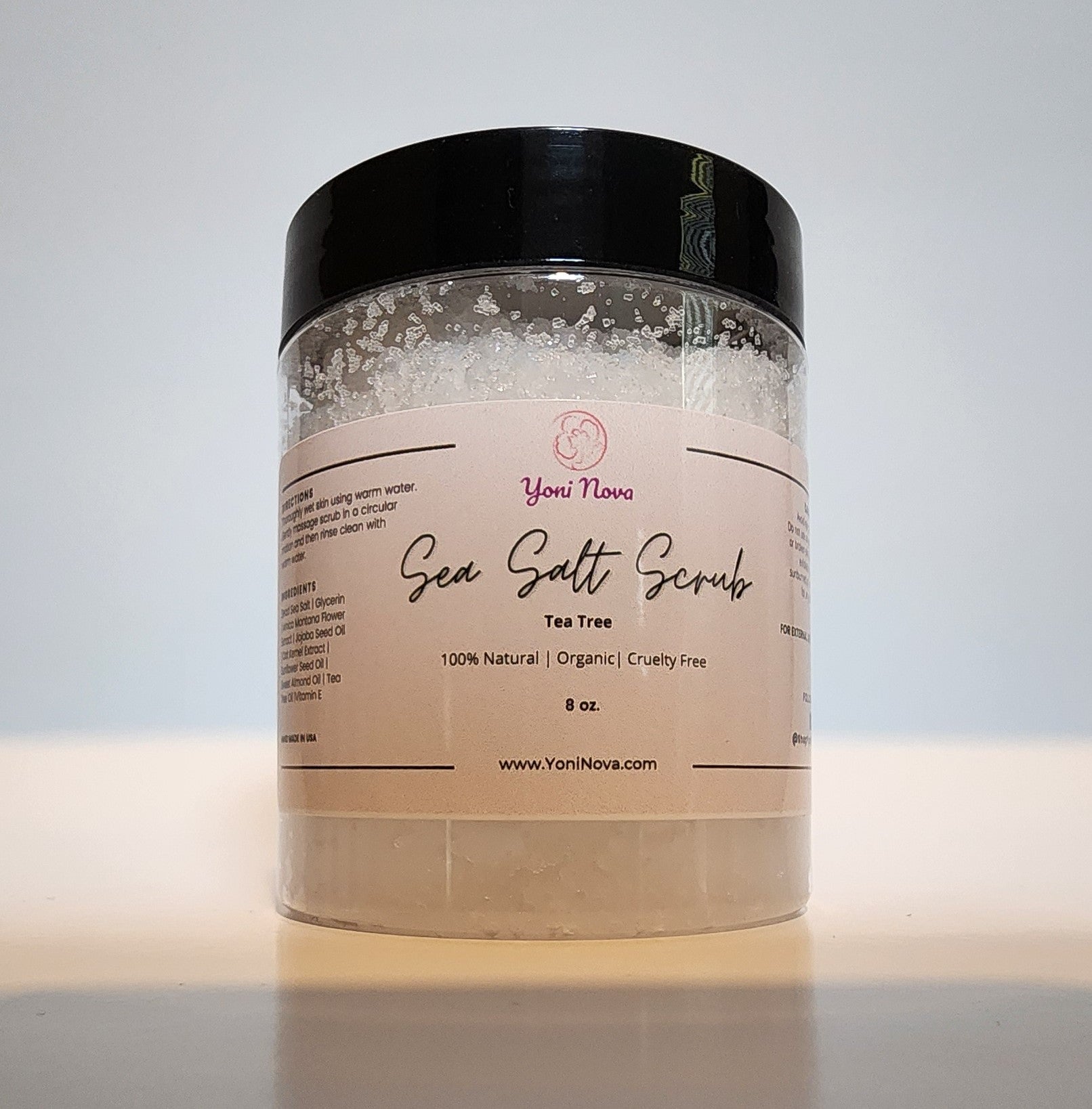 Tea Tree Dead Sea Salt Scrub – Yoni Nova